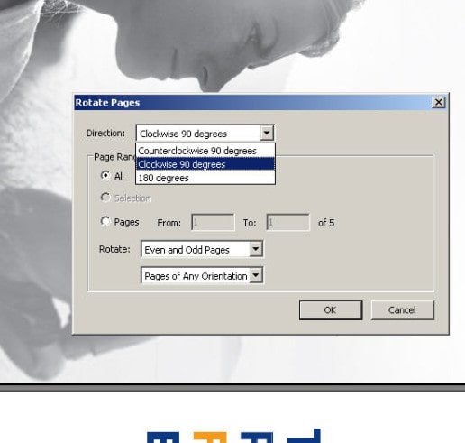 Save PDF rotated view - Steps to save rotate view
